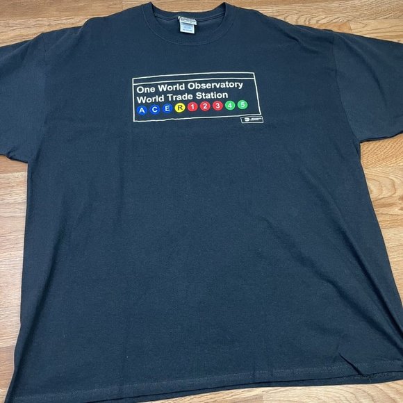 Shirts | One World Observatory World Trade Station Tshirt Mens Size 3xl ...